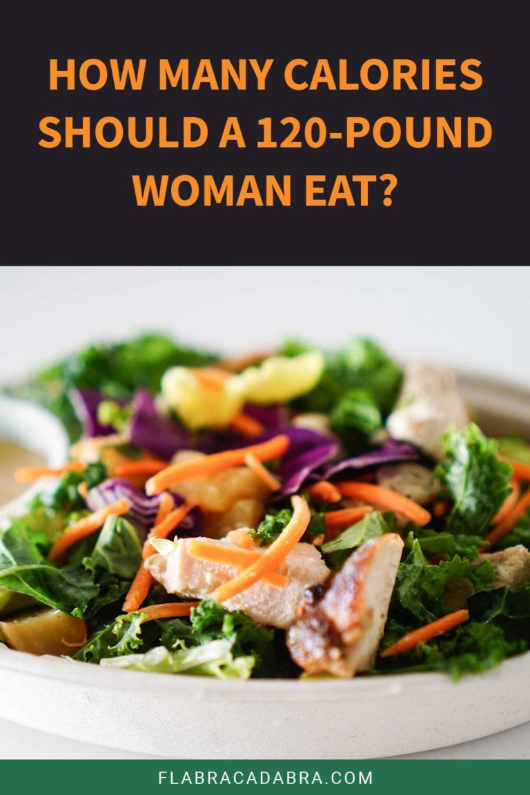 How Many Calories Should a 120-Pound Woman Eat? - Flabracadabra